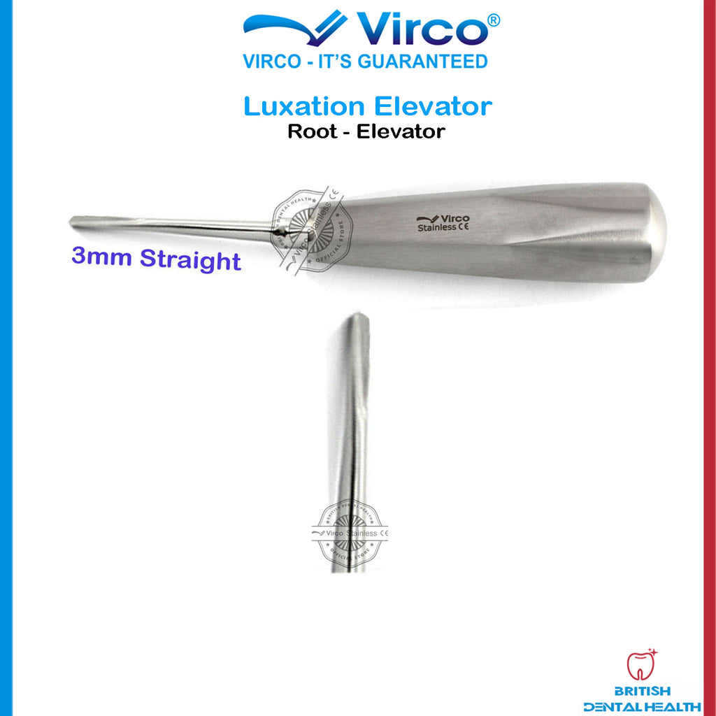 DENTAL LUXATION ELEVATORS ROOT ELEVATORS STRAIGHT, TOOTH LOOSENING INS – Virco