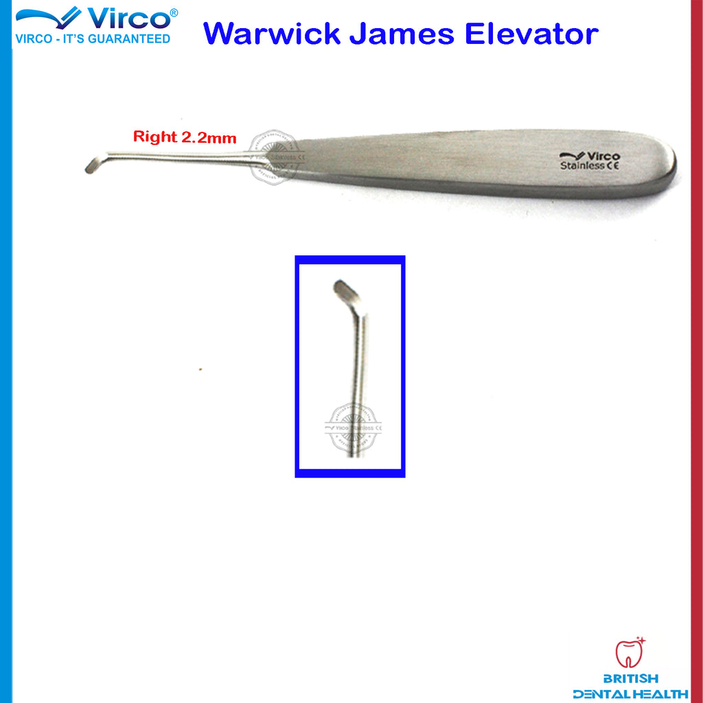 New Dental Root Elevators Warwick James Elevator Right Tooth Extractio – Virco