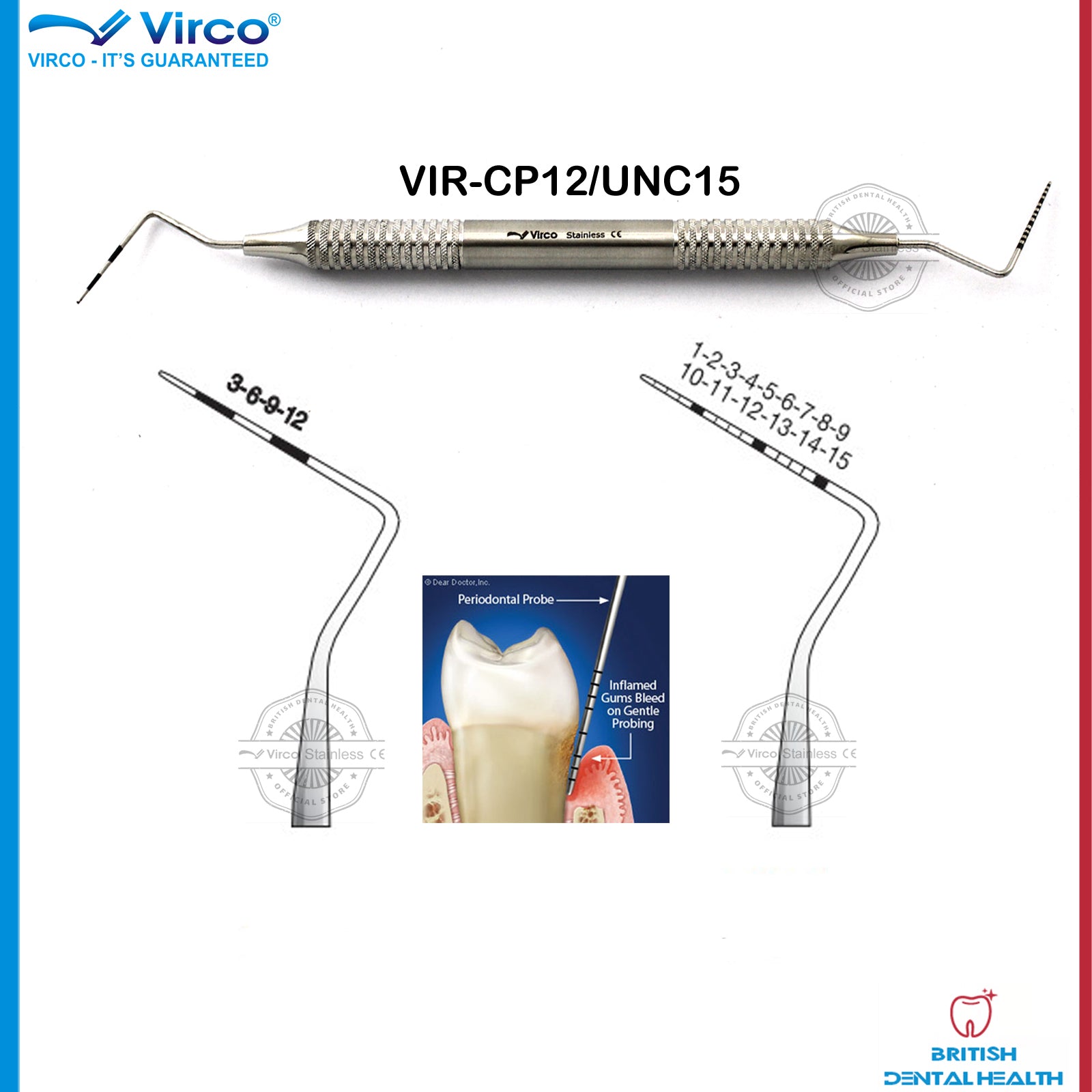 CP-12/UNC-15-BPE Probe – Virco