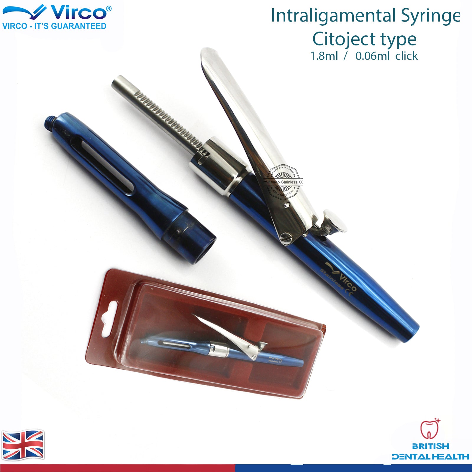 Citoject Intraligamental syringe 1.8 ml – Virco