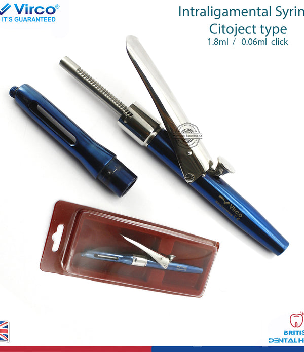 Citoject Intraligamental syringe 1.8 ml Titanium Coated Dentistry Orth ...