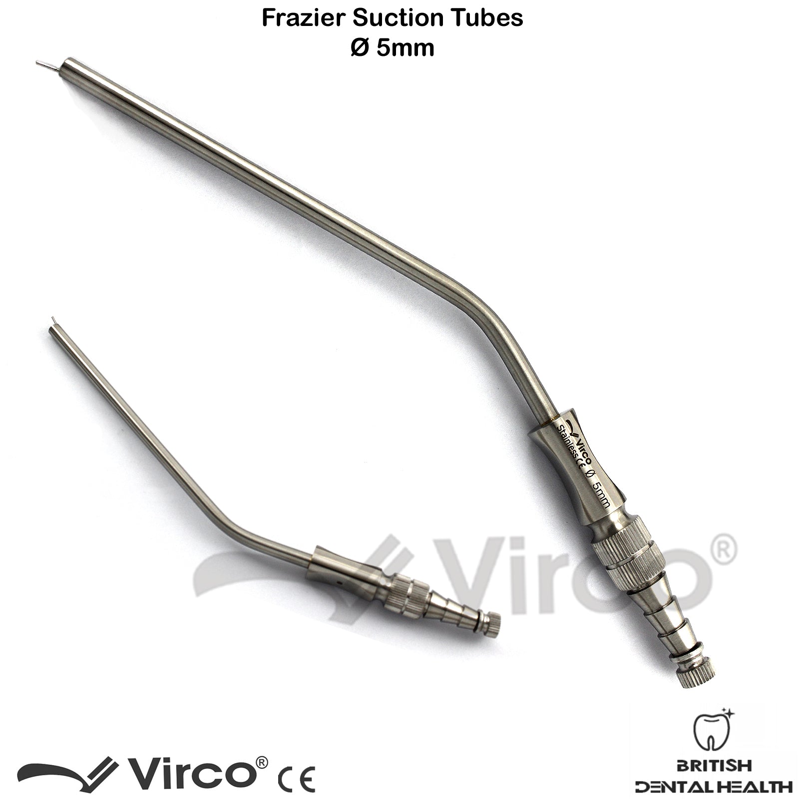 Dental Surgical Bone Frazier Suction Tube Ø 5mm Aspirator ENT Diagnost ...