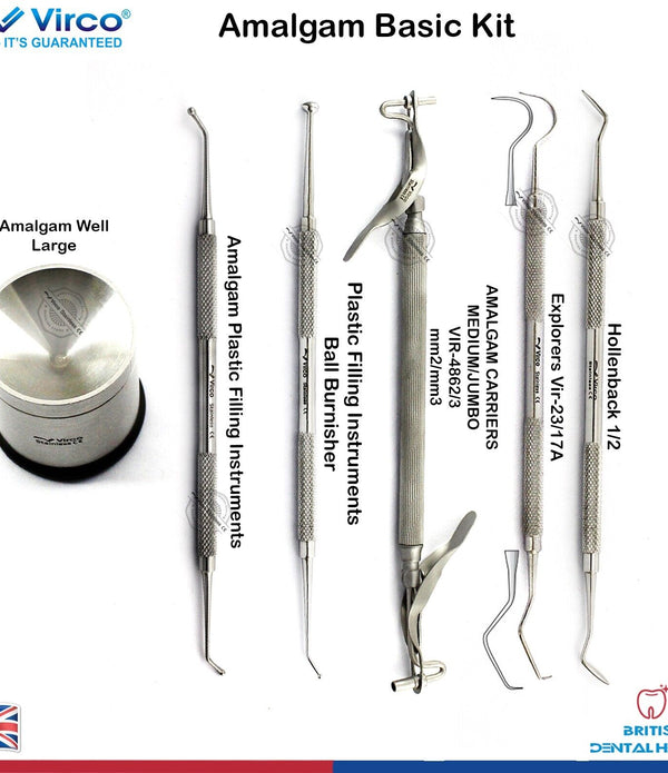 Dental Amalgam Basic Kit | Amalgam Filling Instruments | Amalgam Well ...