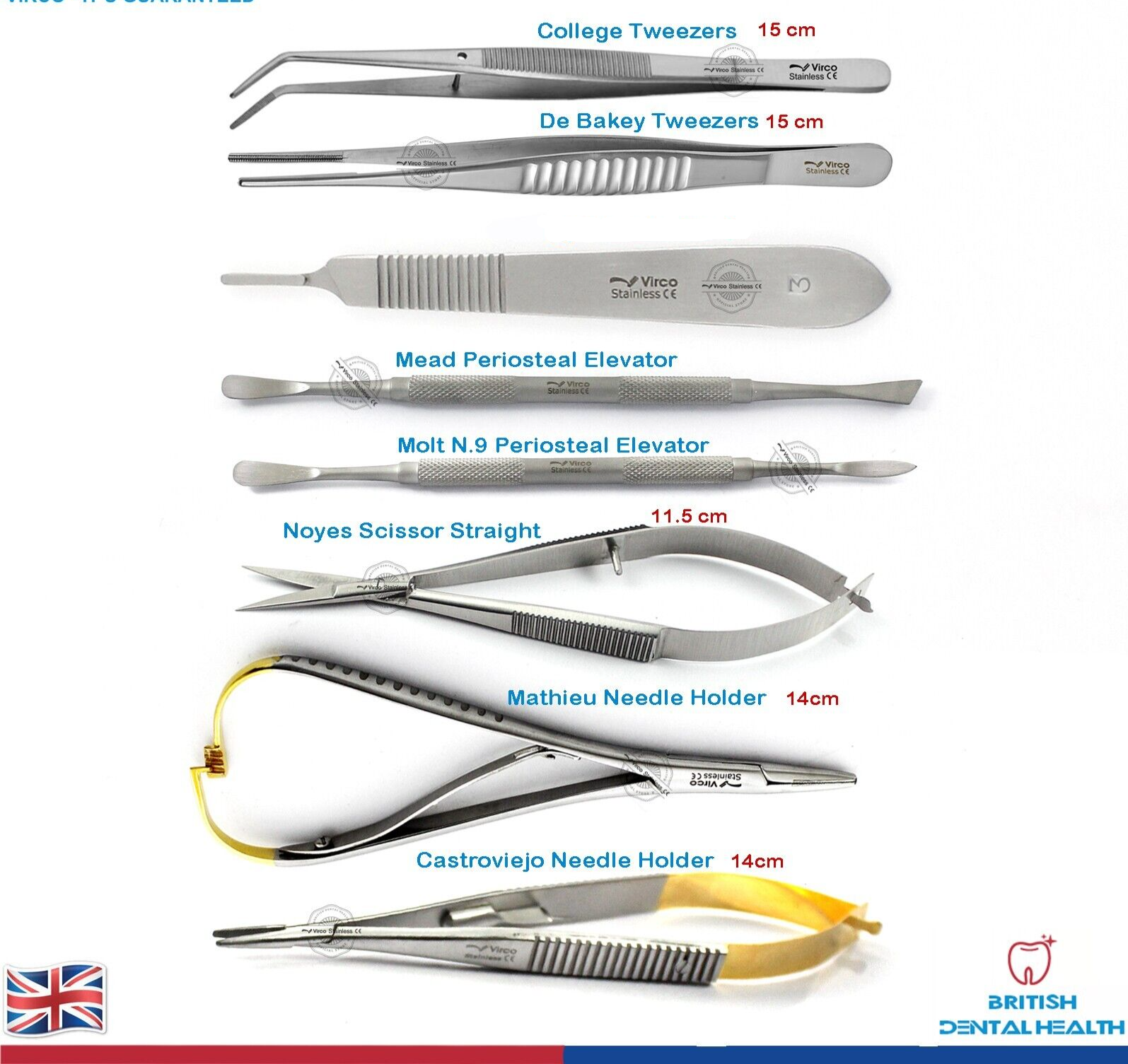 Dental Surgical Instrument Basic & Soft Tissue Surgical kit | Scissors ...